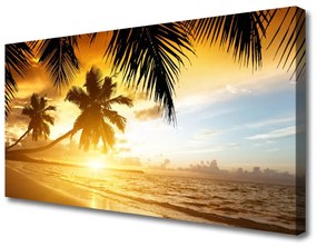 Obraz na plátně Pláž Palma Moře Krajina 125x50 cm