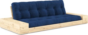 Karup Design  Rozkládací pohovka BASE - 517 Royal Blue / Se dvěma bočními boxy