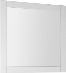 Aqualine Favolo zrcadlo v rámu bez osvětlení 80 x 80 cm bílá mat FV080