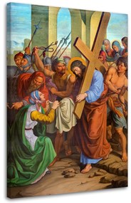 Obraz na plátně PŘEDSTAVENÍ Ježíšova křížová cesta - 40x60 cm