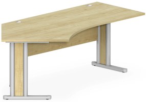 Artspect 103-N2211-L - Stůl pracovní, podnož  210x110cm - Bílá