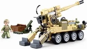 Sluban Model Bricks M38-B0751 Mobilní kanón / LEGO - kompatibilní / Po