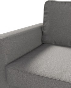 Potah na pohovku IKEA Backabro,  3-místná, rozkládací barva šedá látka pletený vzor
