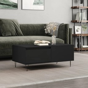 vidaXL Konferenční stolek 90 x 50 x 36,5 cm kompozitní dřevo [830809] Barva: Černá