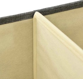 Úložný box textil 50 x 30 x 25 cm antracitový 332912