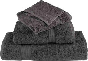 Prémiové ručníky SOLUND 50 ks antracitové 100x200 cm 600 g/m² 137175