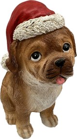 XXXLutz DEKORAČNÍ PES X-Mas - Figurky zvířat - 0087250008