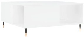 Konferenční stolek bílý 80 x 80 x 36,5 cm kompozitní dřevo - Default Title