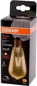 OSRAM LED Filament Edison 6,5W E27 824 / Žárovka / 725lm / 2400K / stm
