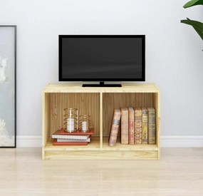 vidaXL TV stolek 70 x 33 x 42 cm masivní borové dřevo [809946] Barva: Přírodní