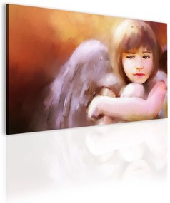 Obraz malovaný anděl Velikost (šířka x výška): 150x100 cm