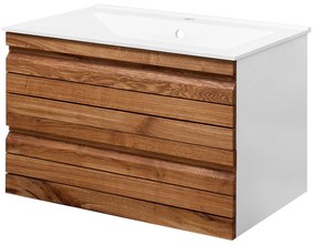 Kingsbath Woodie II 100 koupelnová skříňka s umyvadlem