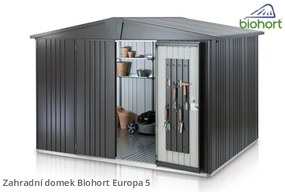 Biohort Zahradní domek EUROPA 5 Barva: šedý křemen metalíza