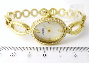 Foibos Dámské ocelové kvalitní hodinky Foibos 3B45 (šperkovné s kamínky)