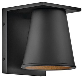 Hinkley HK-HANS-S-BLK -LED Venkovní nástěnné svítidlo HANS 1xGU10/8W/230V IP44
