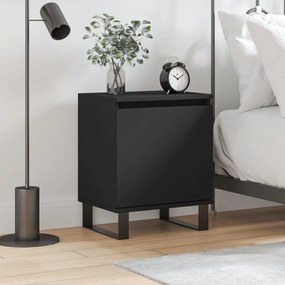 vidaXL Noční stolek 40 x 30 x 50 cm kompozitní dřevo [826854] Barva: Černá