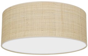 Stropní svítidlo Marshall, 1x ratanové stínítko, (bílé plexisklo), (fi 40cm)