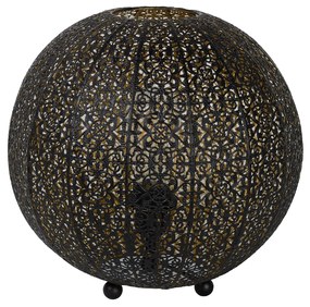 Lucide 8583/34/30 stolní lampa Tahar, černá, E27, ø33cm