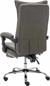 Kancelářská židle šedá textil 20369