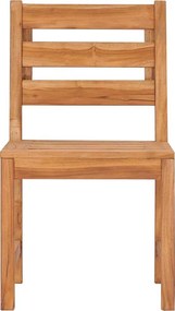 vidaXL Zahradní židle 6 ks masivní teakové dřevo [3157175]