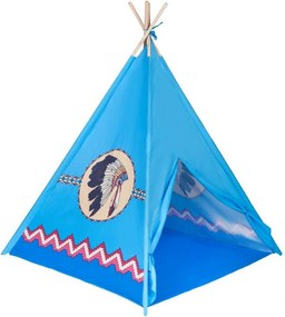 Play to Dětský indiánský stan pro děti - teepee modrý