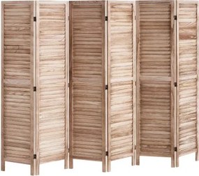 Přenosná dřevěná dělicí příčka 6 Panel pro oddělení místností