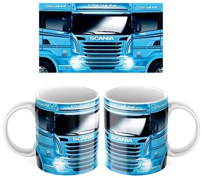 Keramický hrnek s motivem kamionu Scania