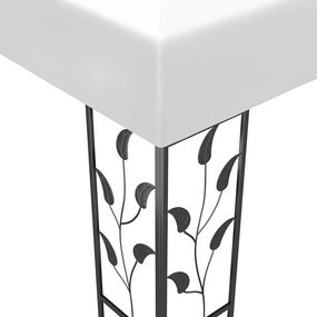 Altán 3 x 3 m bílý 180 g/m² 312242