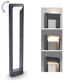 Brilagi - LED Venkovní lampa CROTONE LED/7W/230V antracit IP54 80 cm