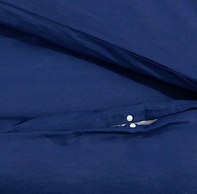 vidaXL Sada ložního prádla 140 x 200 cm bavlna [136145] Barva: Černá