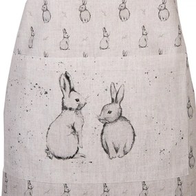 Bavlněná kuchyńská zástěra s králíčky Bunny Buddies – 70x85 cm