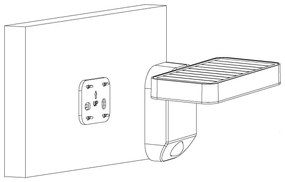 Eglo 98191 -LED Solární nástěnné svítidlo se senzorem PASTION LED/4,5W/3,7V IP44
