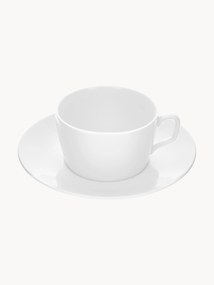 Sada ručně vyrobených porcelánových šálků na kávu's podšálky Cosmopolitan, 2 díly