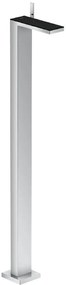 Axor MyEdition - Umyvadlová baterie na podlahu s výpustí Push-Open, chrom/černé sklo 47040600