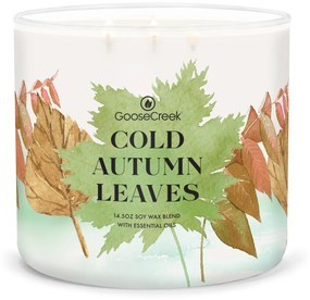 Goose Creek Candle svíčka Cold Autumn Leaves, 411 g