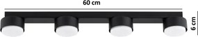 Brilagi - LED Bodové svítidlo MONO 4xGX53/13W/230V černá