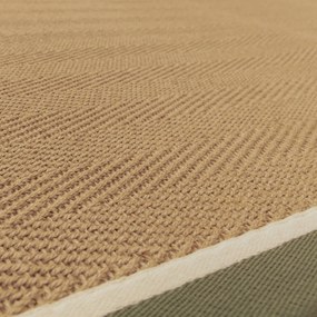 Tribeca Design Kusový koberec Woodkid Herringbone Khaki Rozměry: 68x240 cm