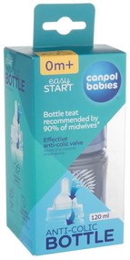 Canpol babies Antikoliková lahev EasyStart Gold 120ml Růžová