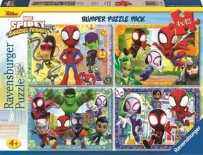 Ravensburger Spidey a jeho úžasní přátelé - 4x42 dílků / od 4 let