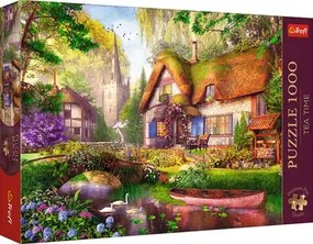 Trefl - Puzzle - Premium Plus Tea Time: Dřevěná chata / 1000 dílků / 6