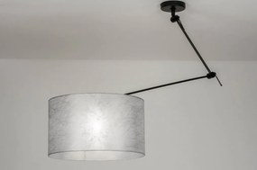 Závěsné designové svítidlo nad stůl Snap Light Silver and Black