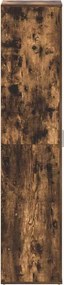 Skříň na obuv 80 x 39 x 178 cm Kompozitní dřevo Kouřový dub 3333870