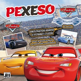 JIRI MODELS Pexeso v sešitu Auta (Cars) s krabičkou a omalovánkou 3