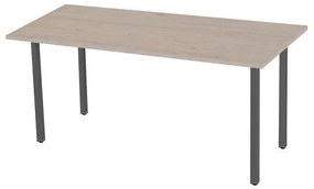 Manutan  Kancelářský stůl Standard, 120 x 80 x 75 cm, rovné provedení, dub