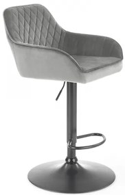 Halmar barová židle H103 barva: šedá