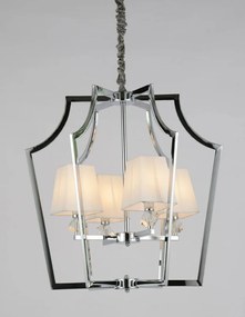 Závěsná lampa Lumina Deco LDP-1249-4-CHR+WT Montero