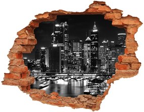 Wallmuralia Fototapeta díra na zeď 3D Sydney noc 90x70 cm