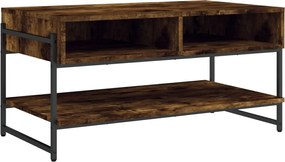 vidaXL Konferenční stolek 90 x 50 x 45 cm kompozitní dřevo [838970] Barva: hnědý dub
