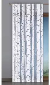 Žakarová záclona/panel, šířka 100cm, metráž, bílá