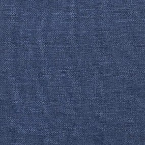 Relaxační křeslo modré textil 341398